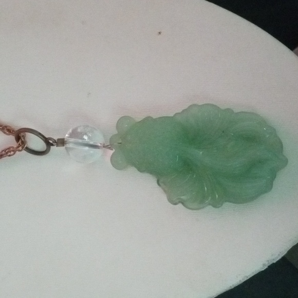 Hand Crafted | Jewelry | Green Art Glass Goldfish Pendant | Poshmark